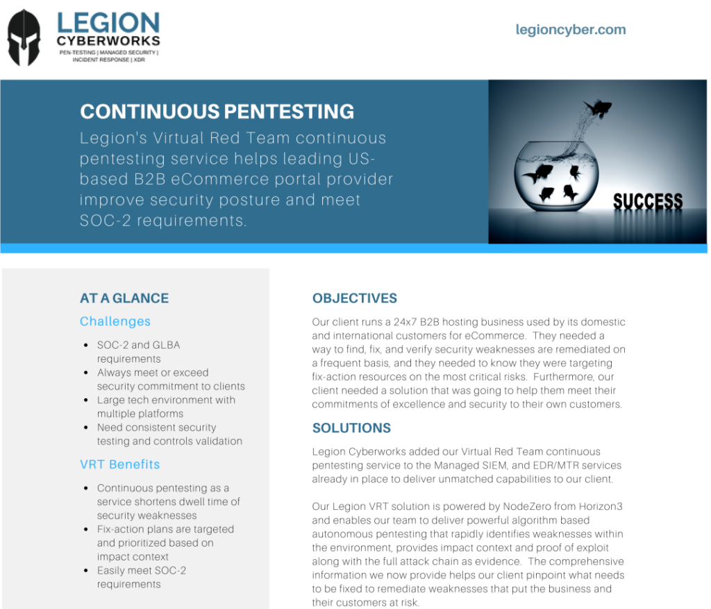Virtual Red Team Service | PenTesting | Legion Cyberworks